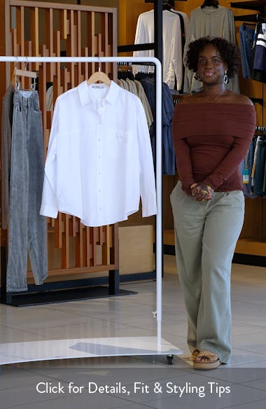 MANGO Cotton Button-Up Shirt | Nordstromrack