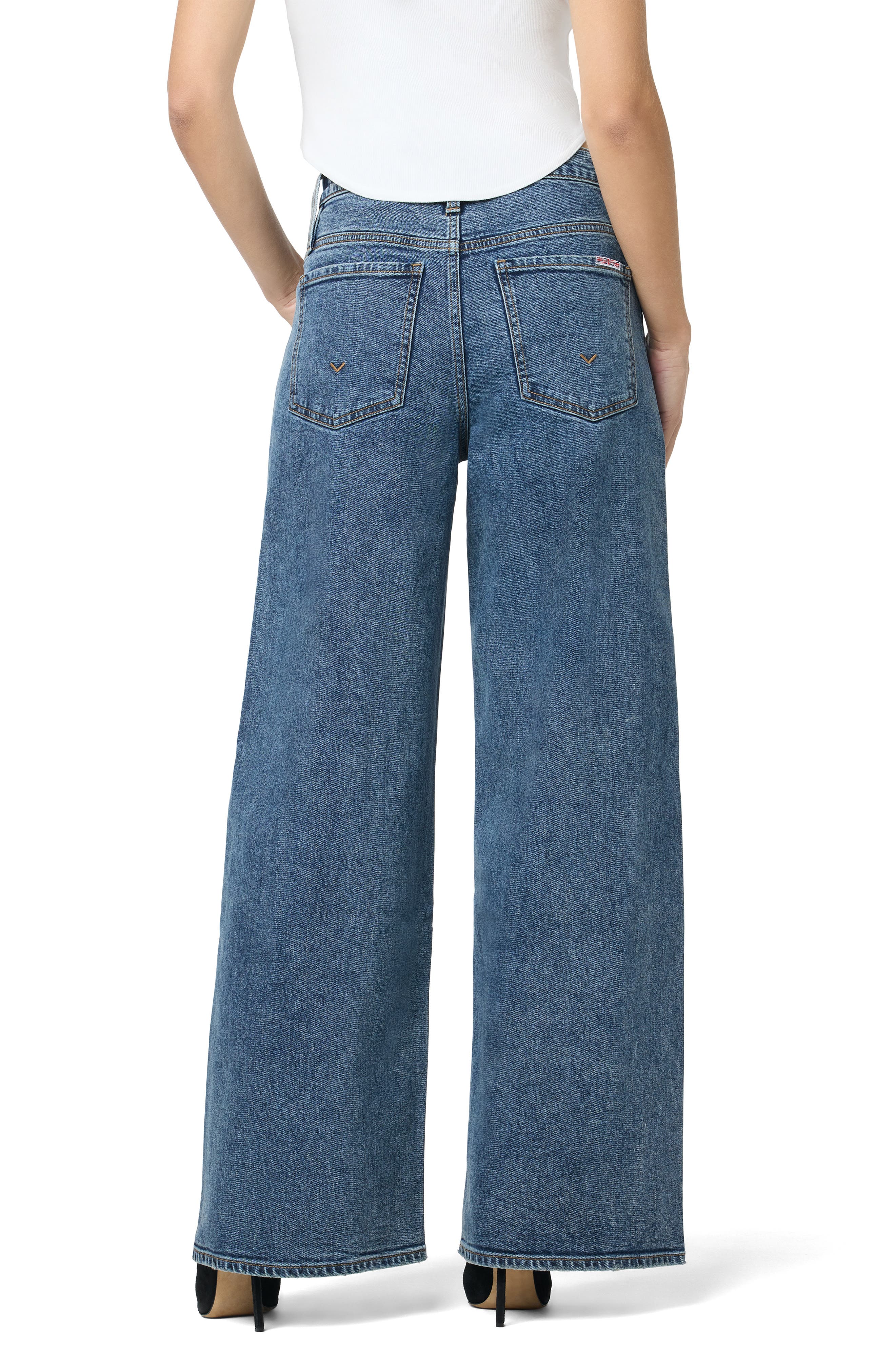 Hudson Jeans Jamie High Waist Wide Leg Jeans | Nordstromrack