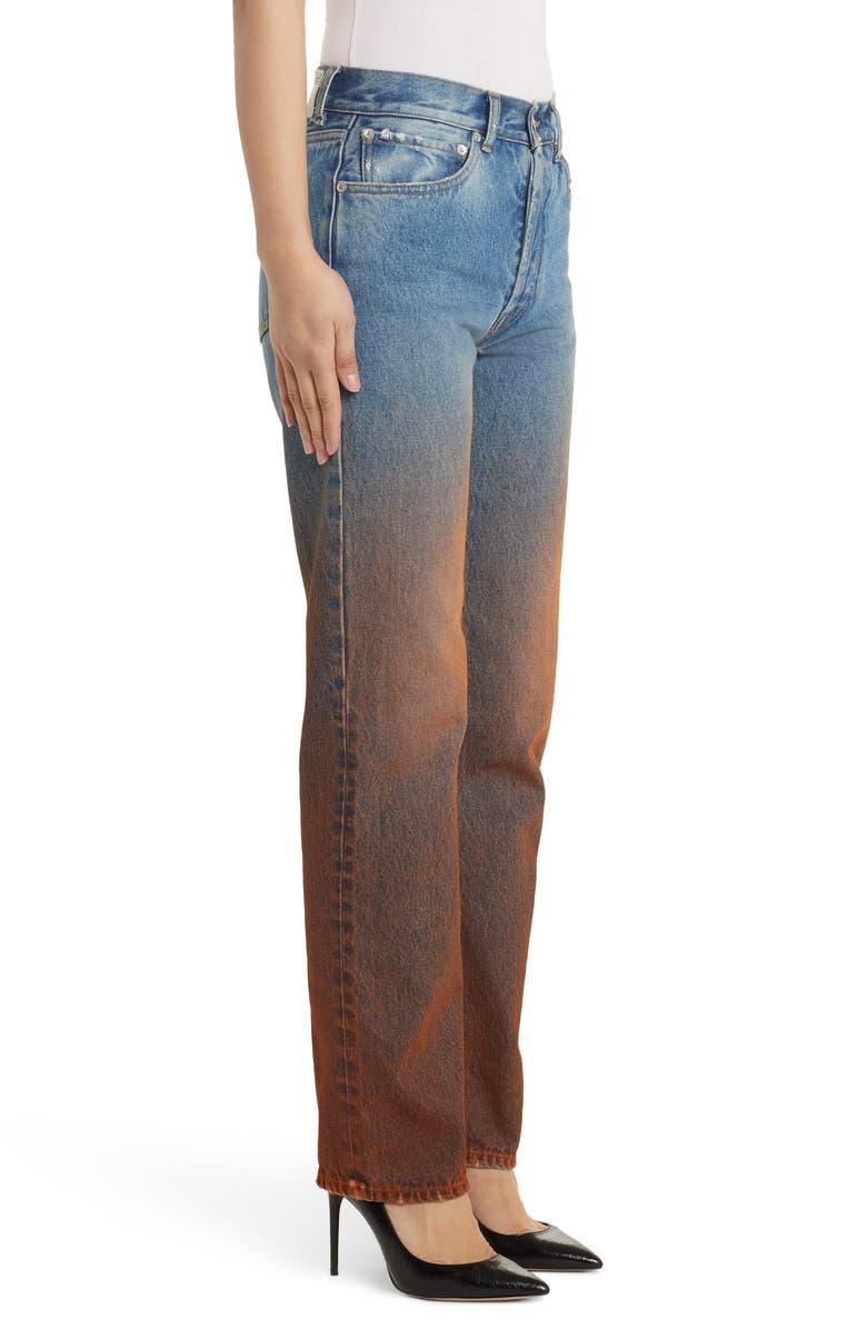 Off-White Degrade Baggy Straight Leg Jeans | Nordstrom