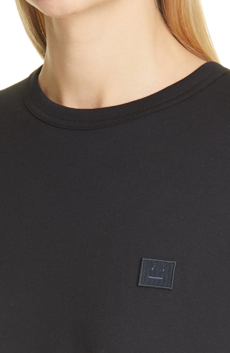 Acne Studios Eisen Face Patch Organic Cotton T-Shirt | Nordstromrack