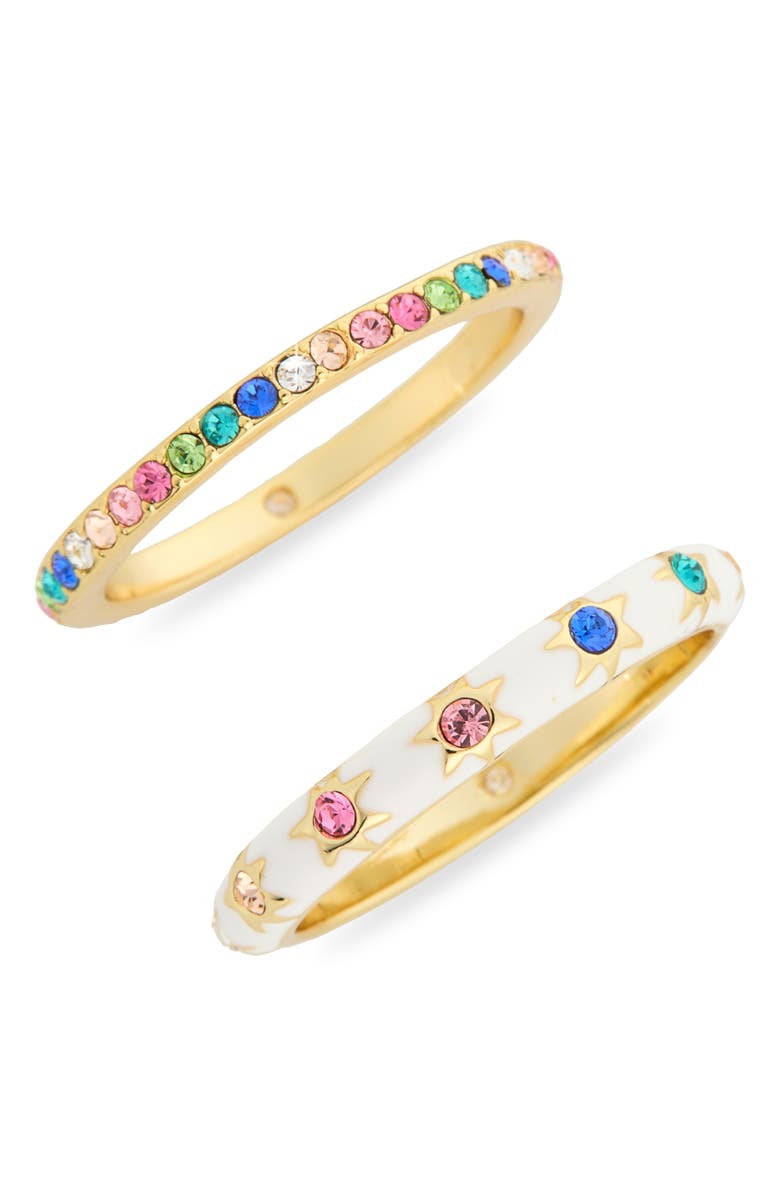 Covet Set of 2 Cubic Zirconia Stackable Rings | Nordstromrack