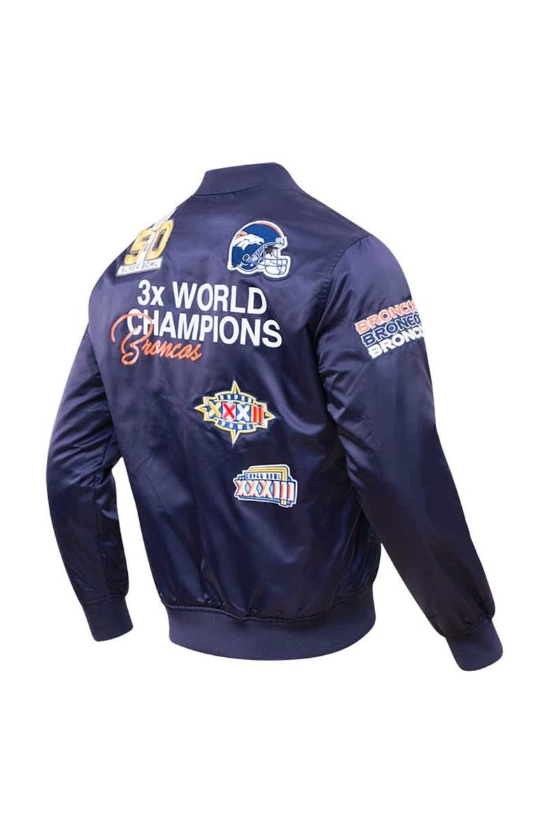 PRO STANDARD Men's Pro Standard Navy Denver Broncos Championship Satin ...