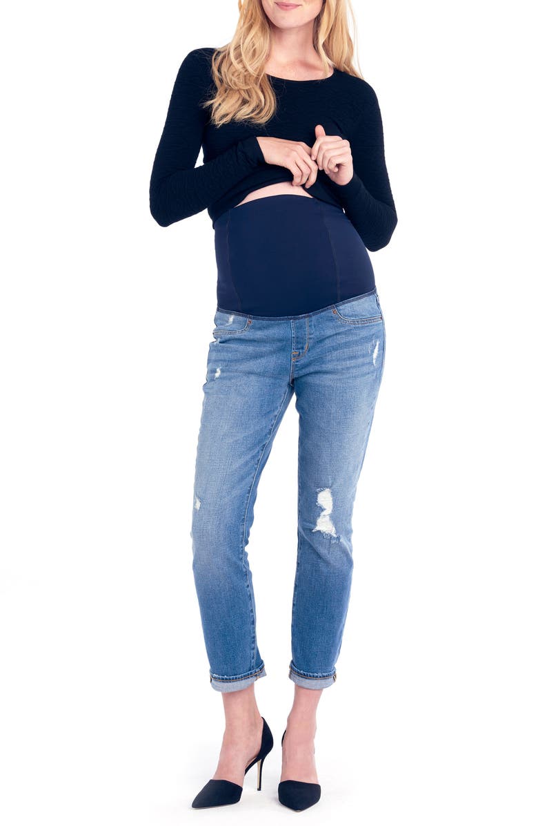 Ingrid & Isabel® Mia Maternity Boyfriend Jeans | Nordstrom