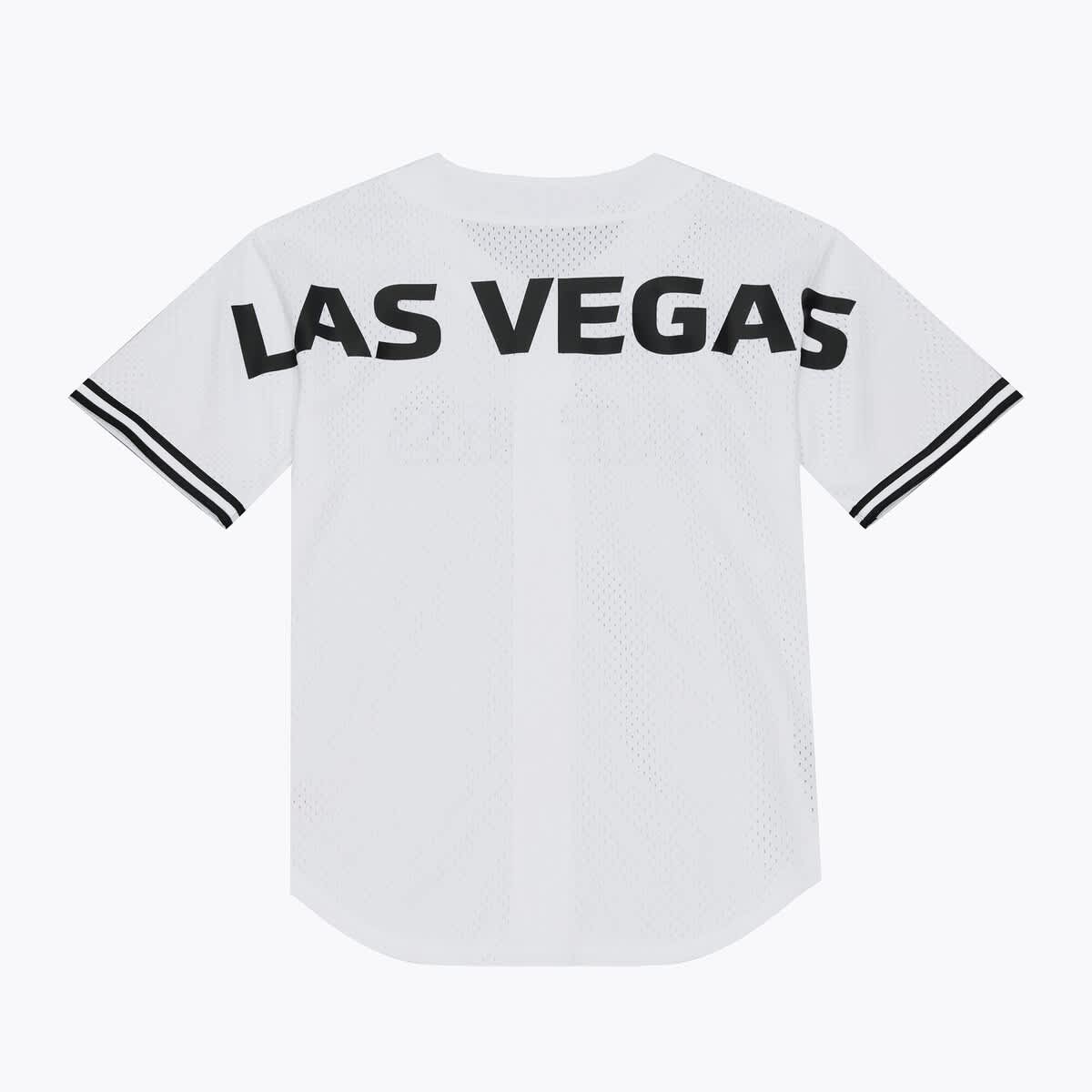 Men's Mitchell & Ness White Las Vegas Raiders Monochrome Mesh Full ...