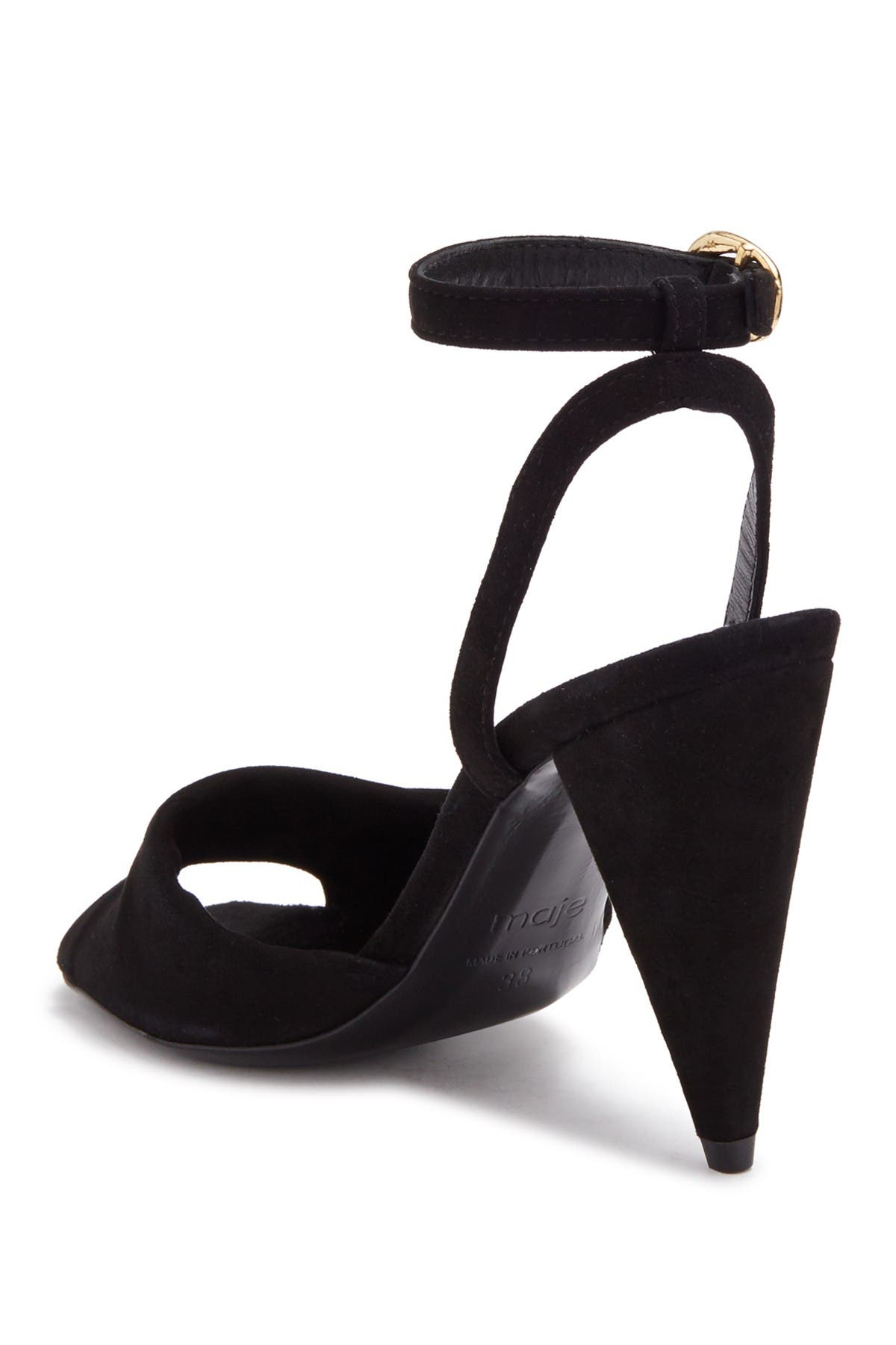 maje Cone Heel Strappy Sandal | Nordstromrack