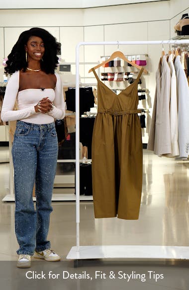 Steve Madden Juno Halter Neck Cotton Dress | Nordstromrack