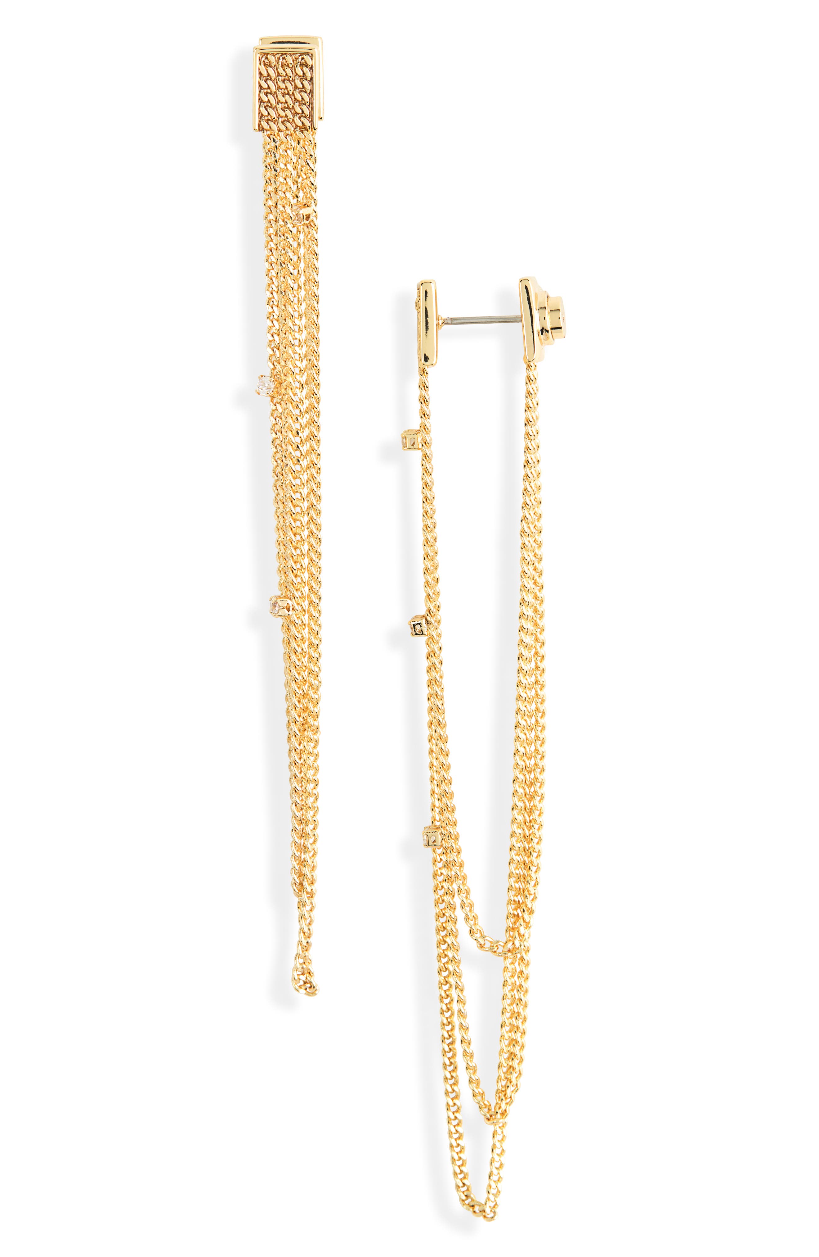 Nordstrom Draped Chain Ear Jackets | Nordstrom