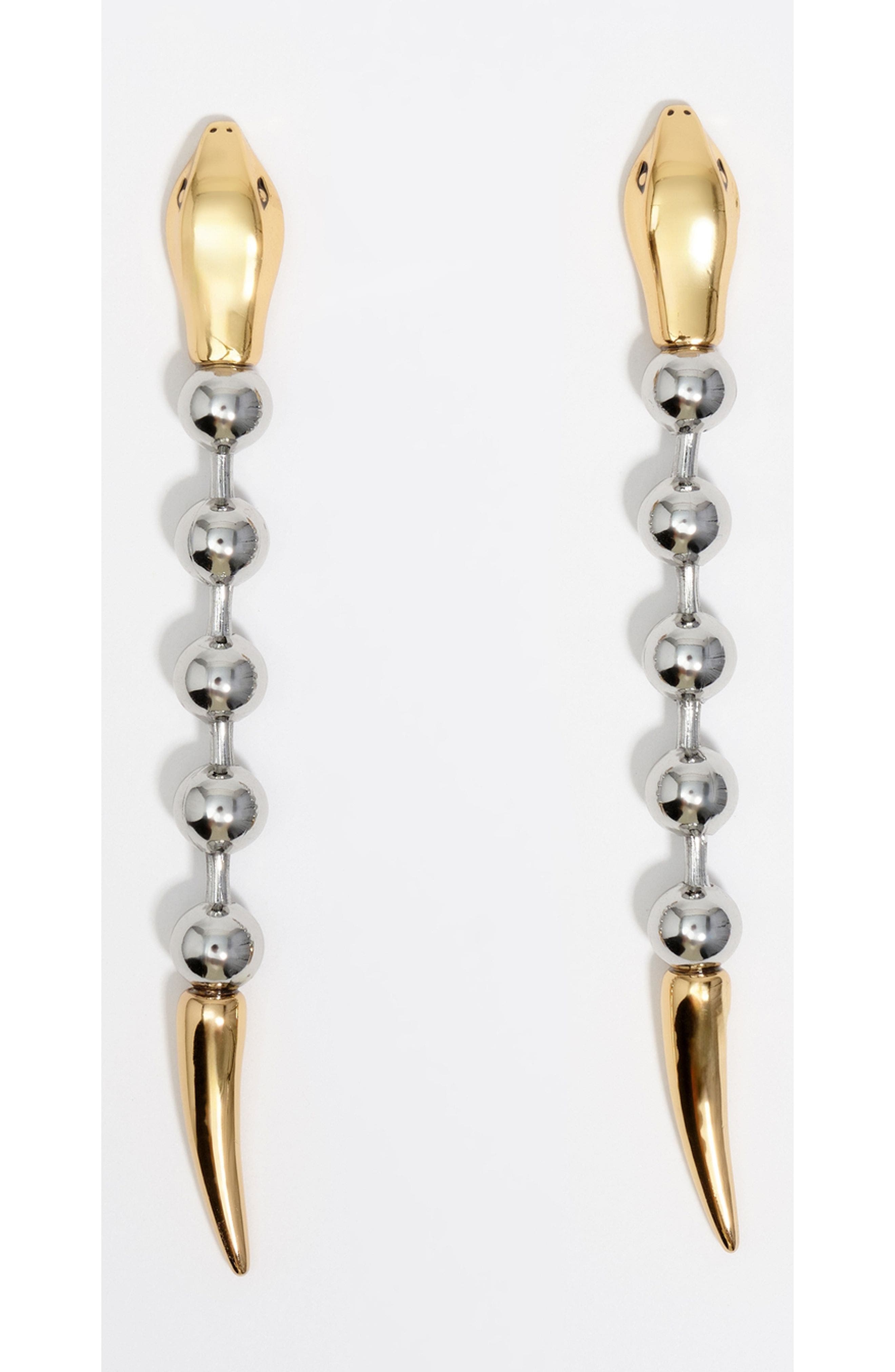 Bimba y Lola Two-Tone Snake Earrings | Nordstrom