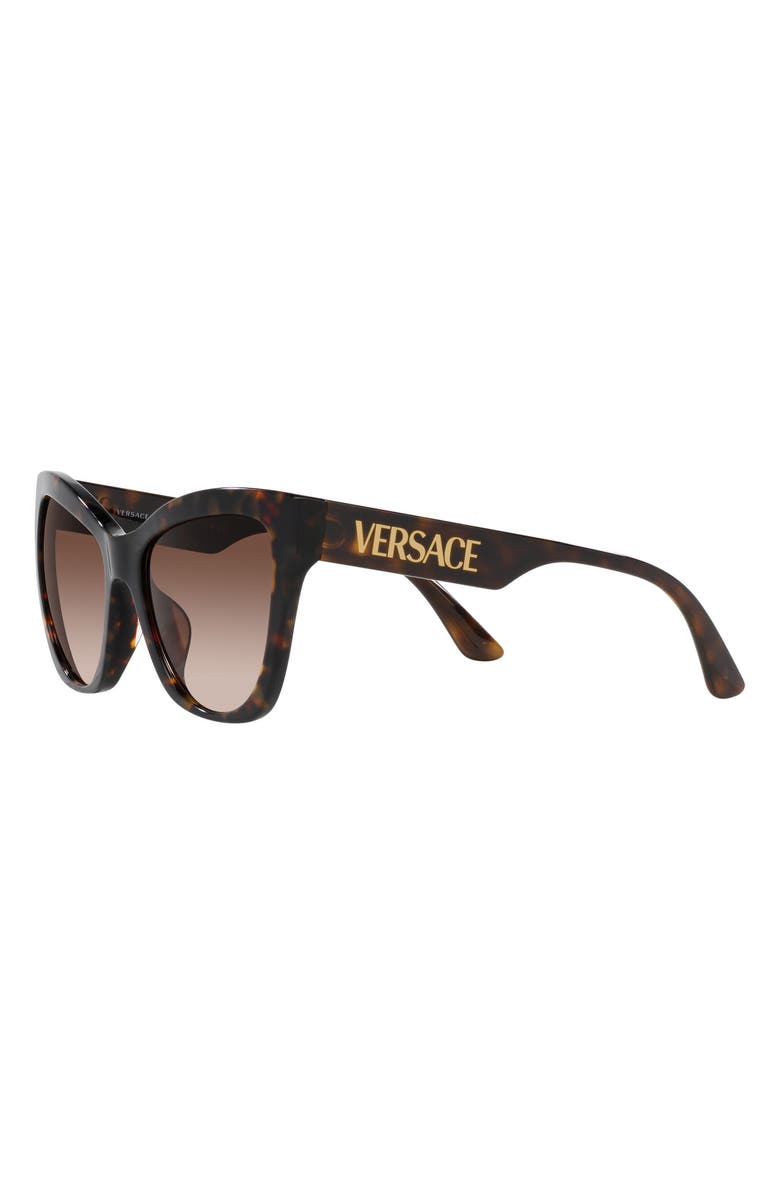 Versace 56mm Gradient Cat Eye Sunglasses | Nordstromrack
