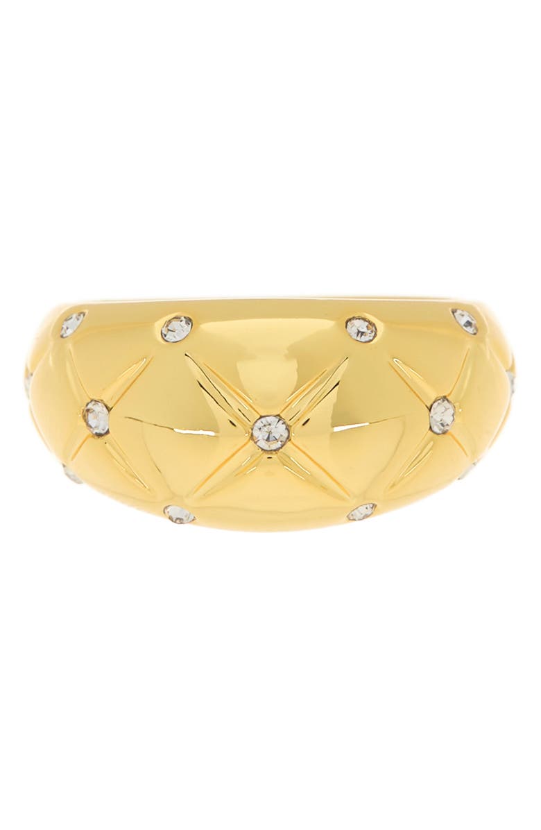Covet CZ Quilt Texture Band Ring | Nordstromrack