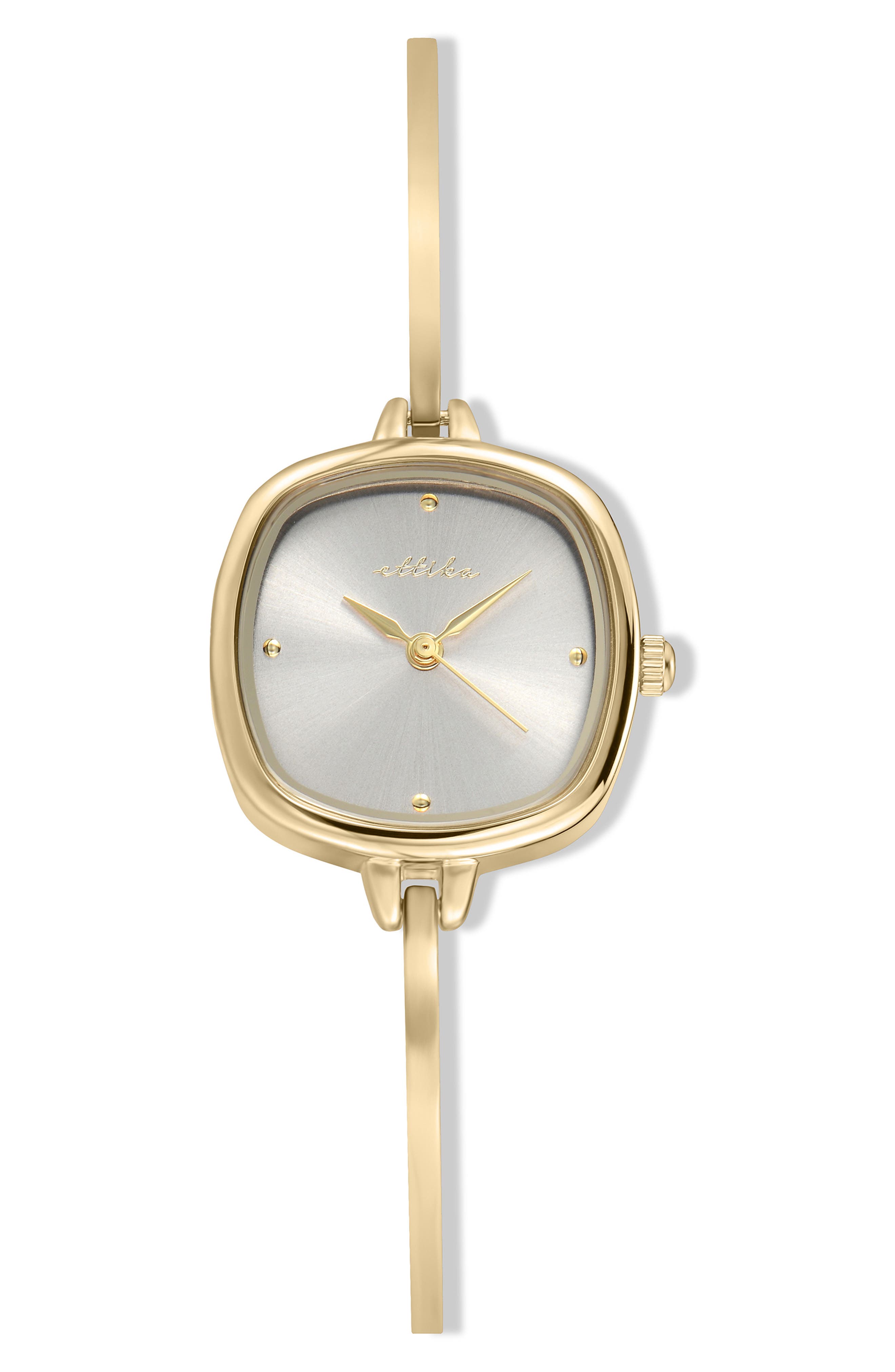 Square Case Slim Strap Watch (Women) | Nordstromrack