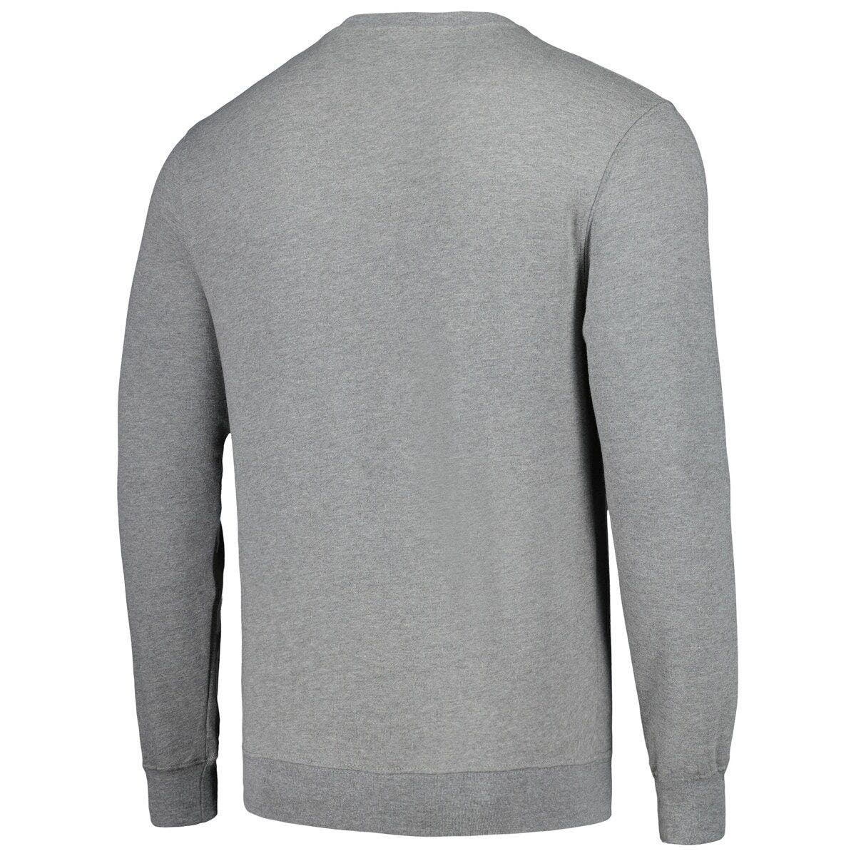 COLOSSEUM Men's Colosseum Heather Gray Pennsylvania Quakers Arch & Logo ...