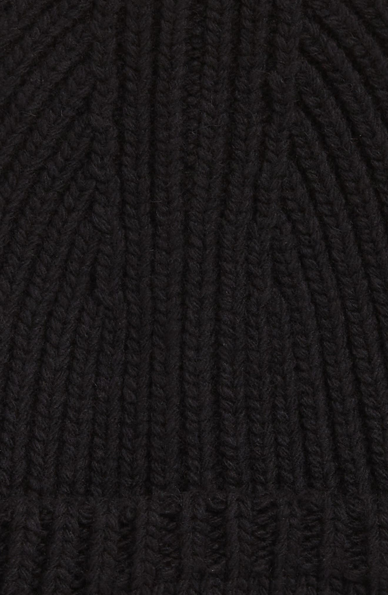 Off-White Embroidered Arrow Rib Wool Beanie | Nordstrom