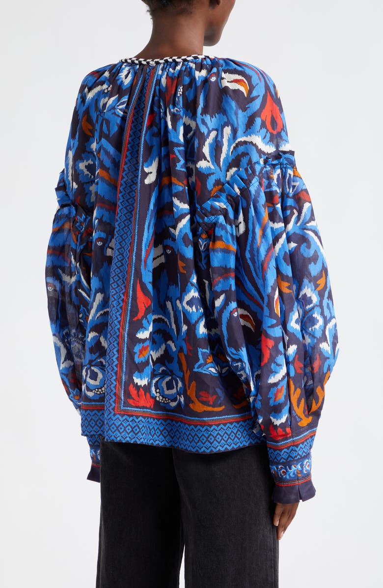 FARM Rio Toucans Scarf Print Long Sleeve Top | Nordstromrack