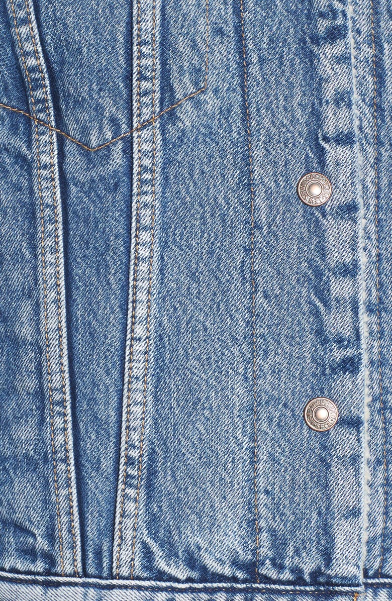 Levi's ® Ex-Boyfriend Faux Fur Lined Denim Jacket | Nordstromrack
