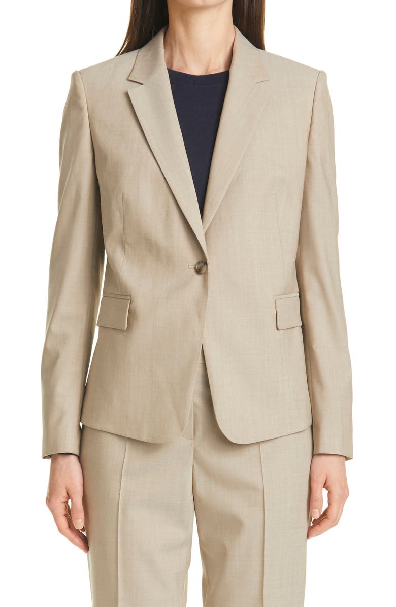 BOSS Jeniver Virgin Wool Blazer | Nordstromrack