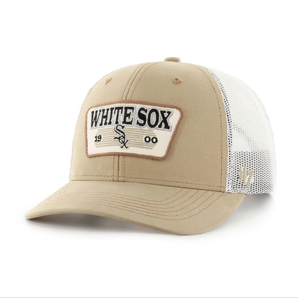 '47 Men's '47 Khaki Chicago White Sox Ridgewood Trucker Adjustable Hats ...