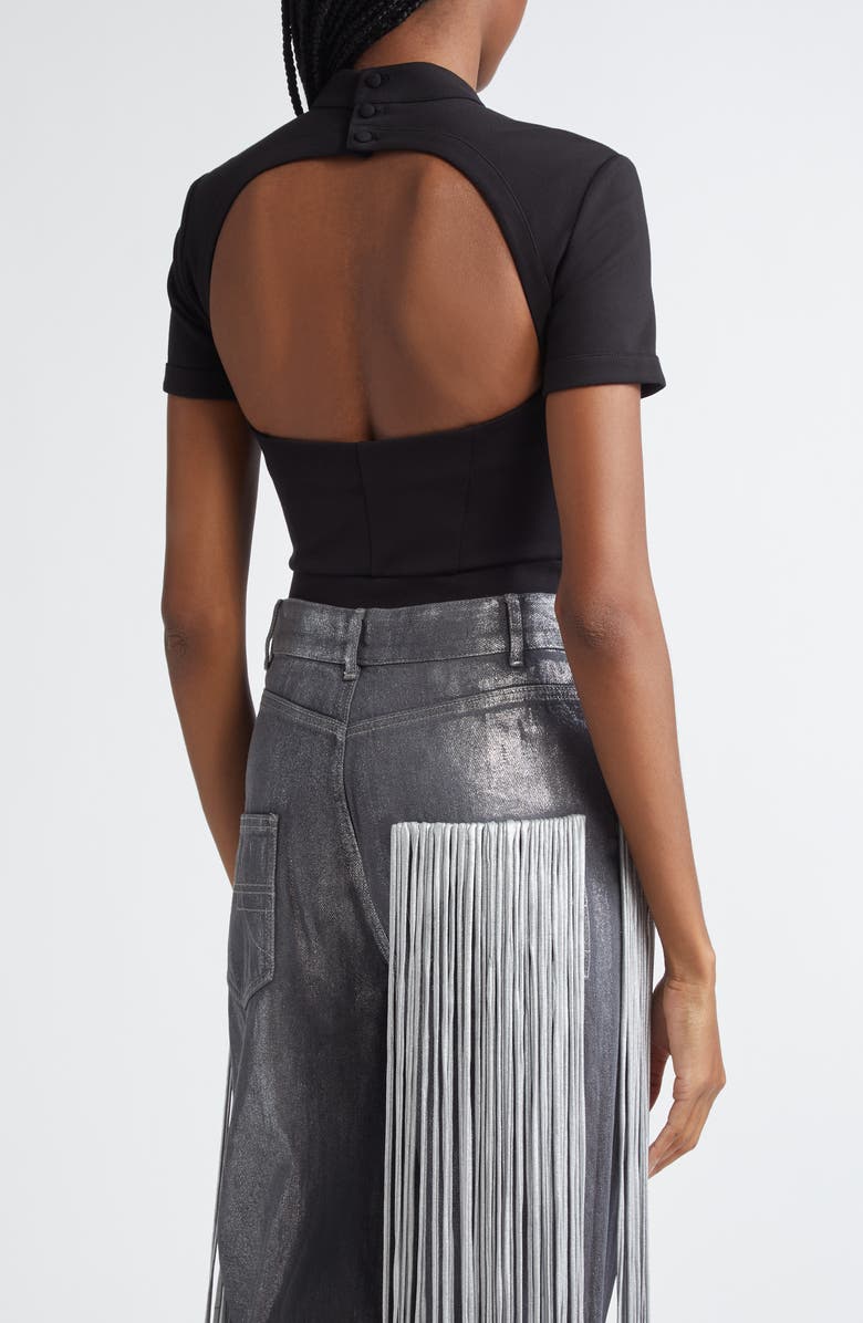 Area Crystal Cup Cutout Bustier Top | Nordstromrack