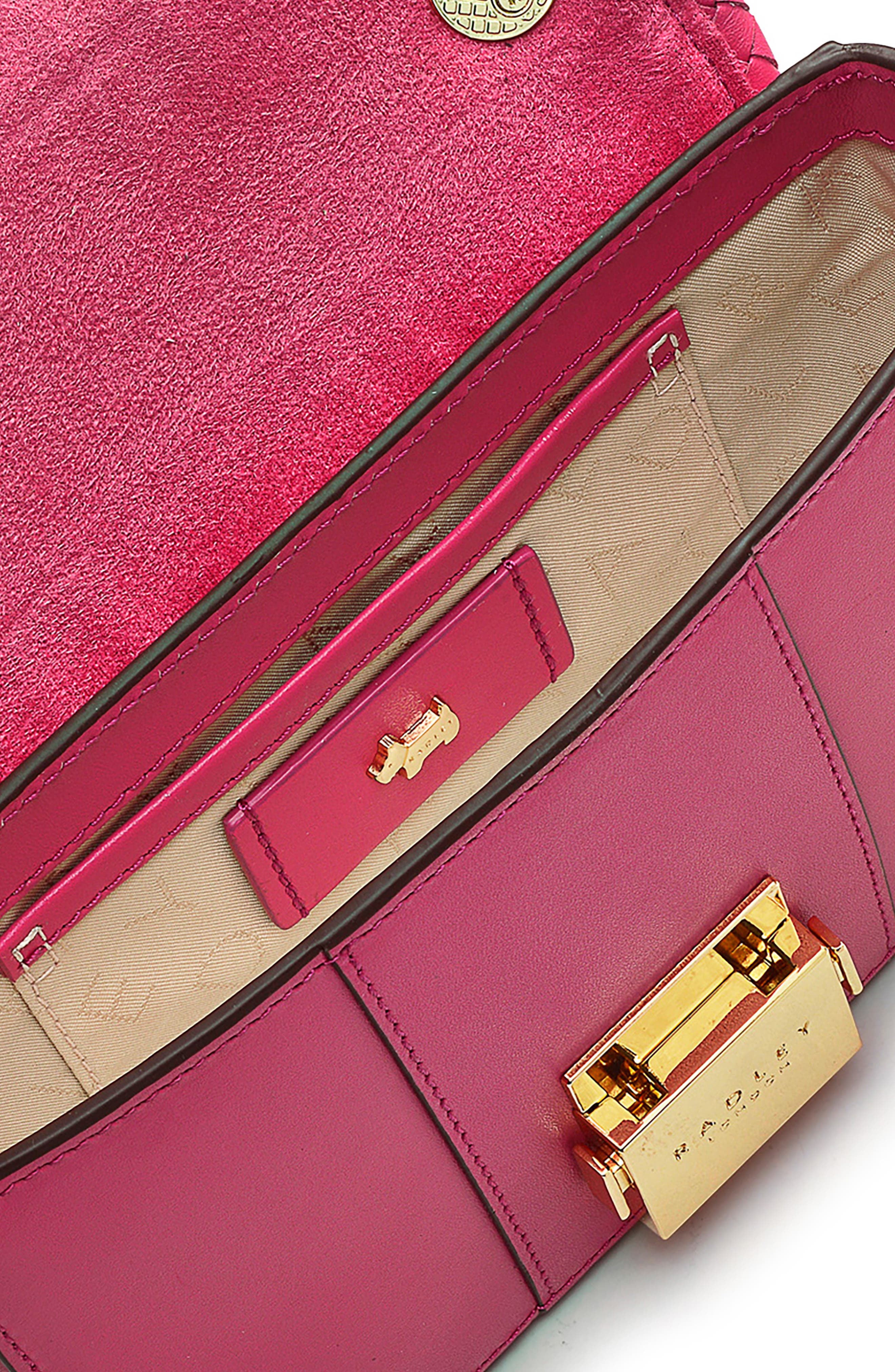 Radley Hanley Close Weave Mini Flap Leather Crossbody Bag | Nordstromrack