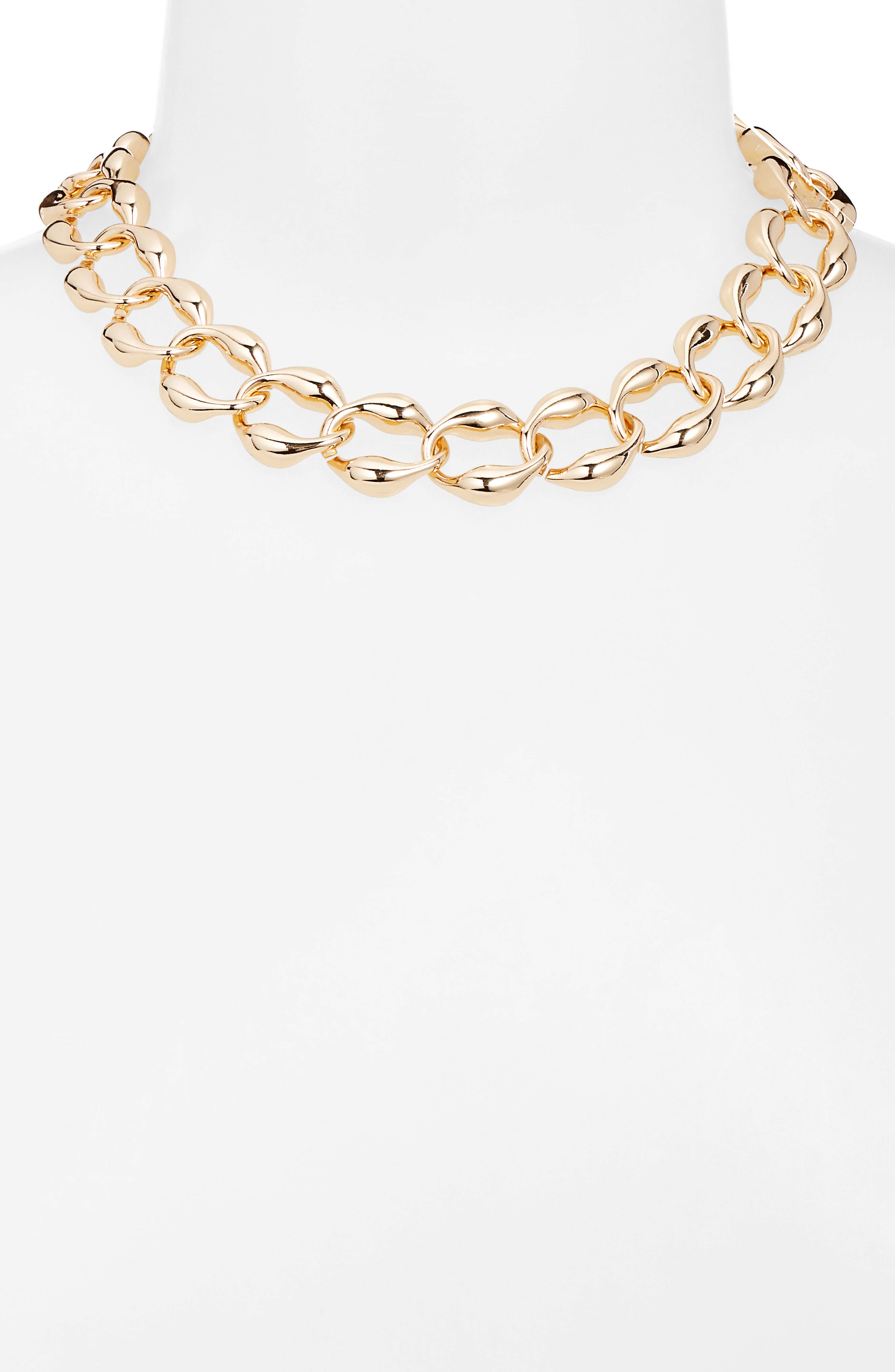 Open Edit Puffy Curb Chain Necklace | Nordstromrack
