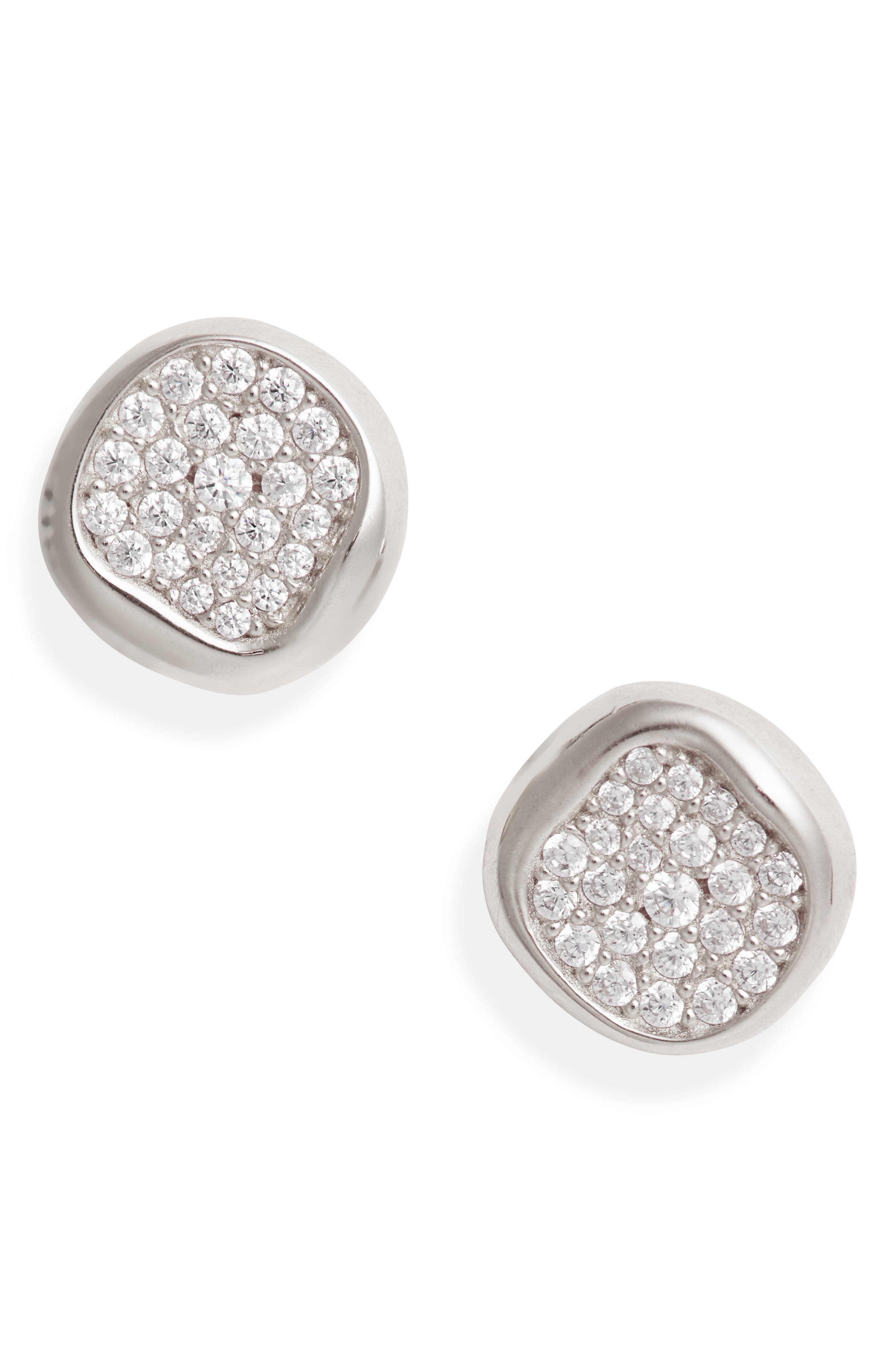 Nordstrom Pavé Cubic Zirconia Stud Earrings | Nordstromrack