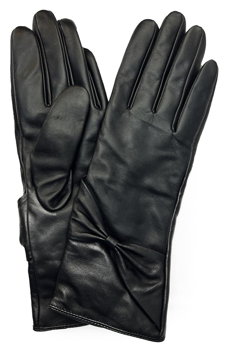 MARCUS ADLER Bow Leather Gloves | Nordstromrack