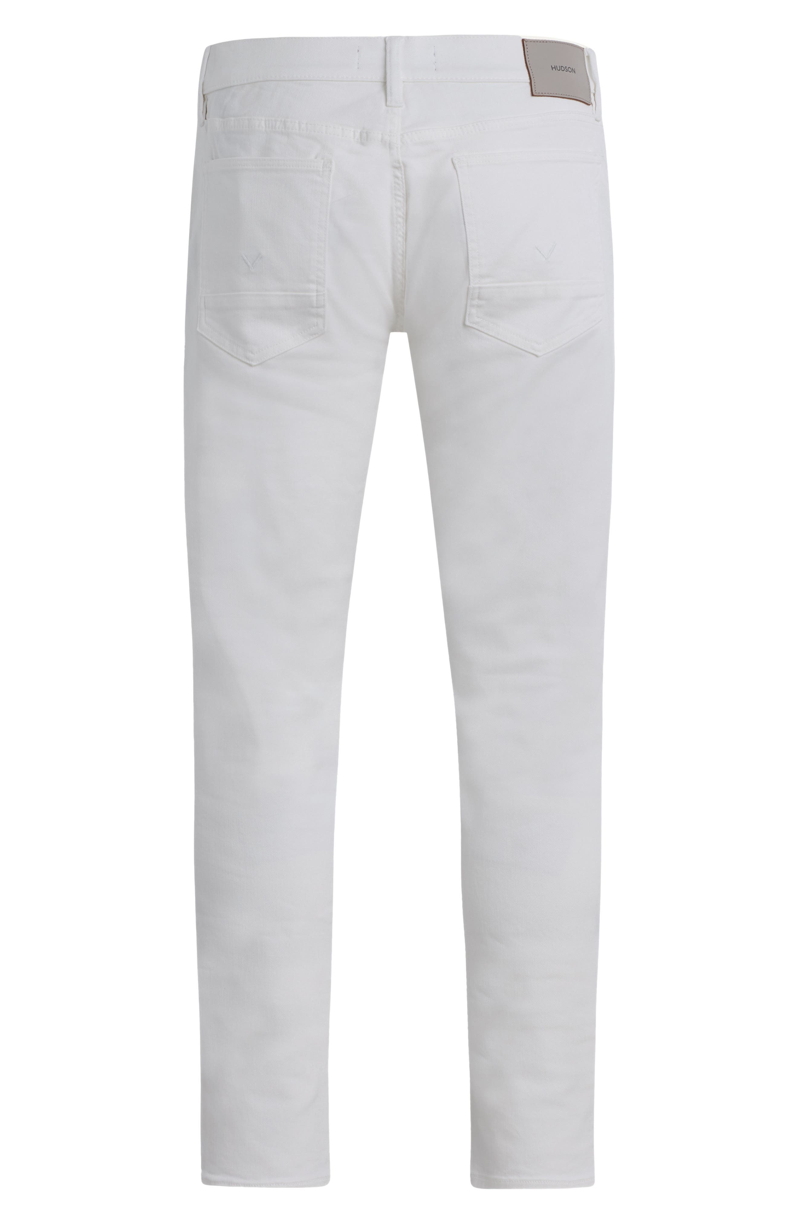 Hudson Jeans Blake Slim Straight Stretch Twill 5-Pocket Pants ...