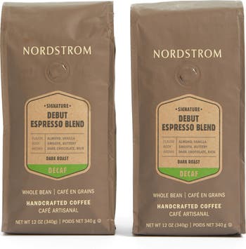 Nordstrom Coffee 'Debut Espresso Blend - Decaf' Whole Bean Coffee ...