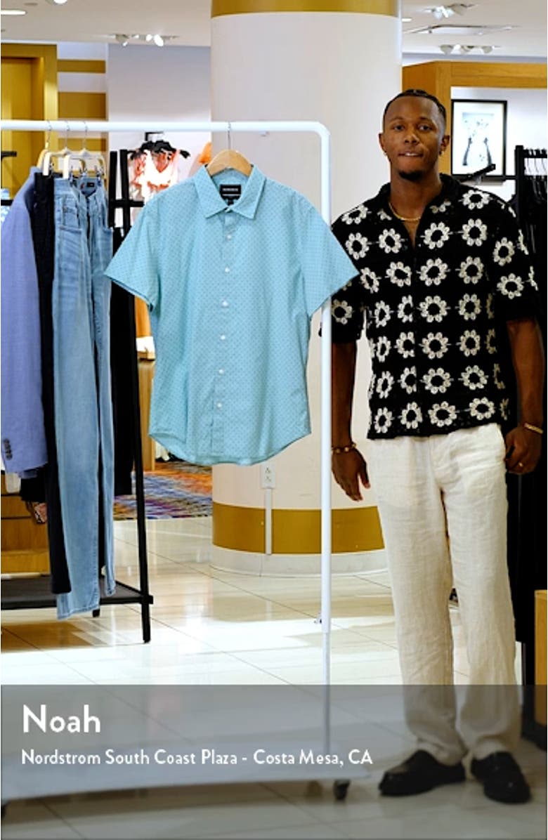 Bonobos Riviera Dot Slim Fit Short Sleeve Button-Up Shirt | Nordstromrack