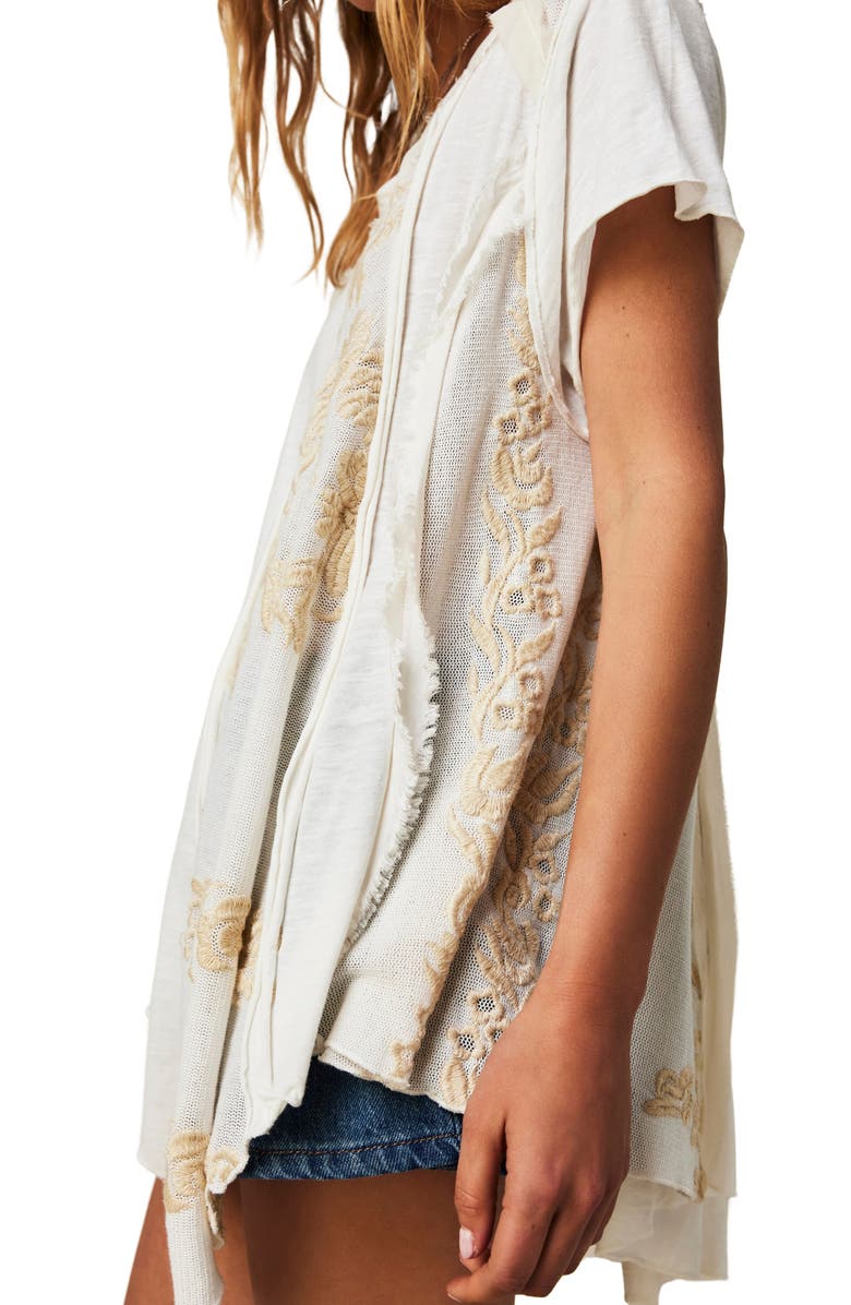 Free People Palermo Floral Embroidered Tunic Top | Nordstromrack