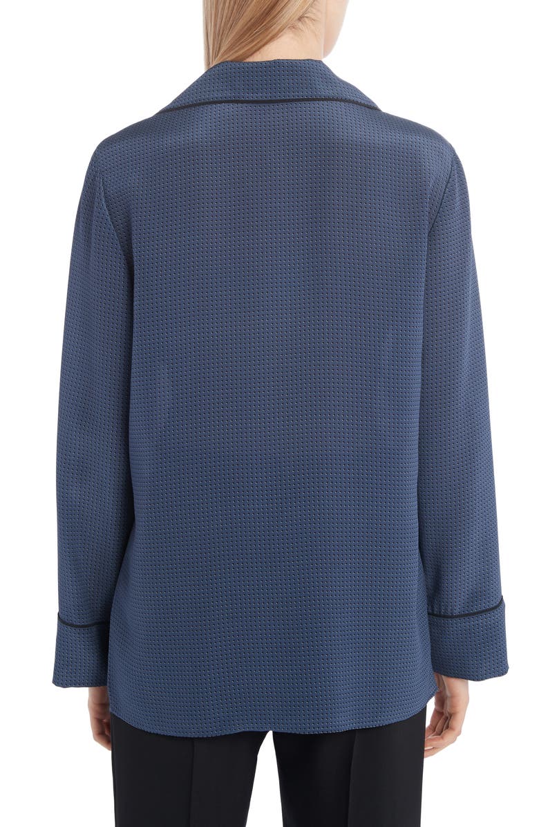 Fendi Microdot Print Silk Crêpe de Chine Blouse | Nordstromrack