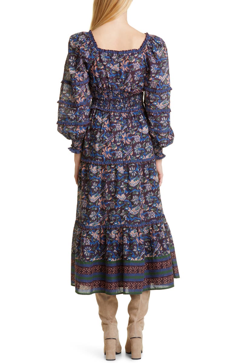 Sea Noah Print Smocked Maxi Dress | Nordstromrack