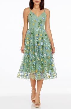 Fit Flare Floral Dresses For Women Fit Flare Floral Dresses For Women