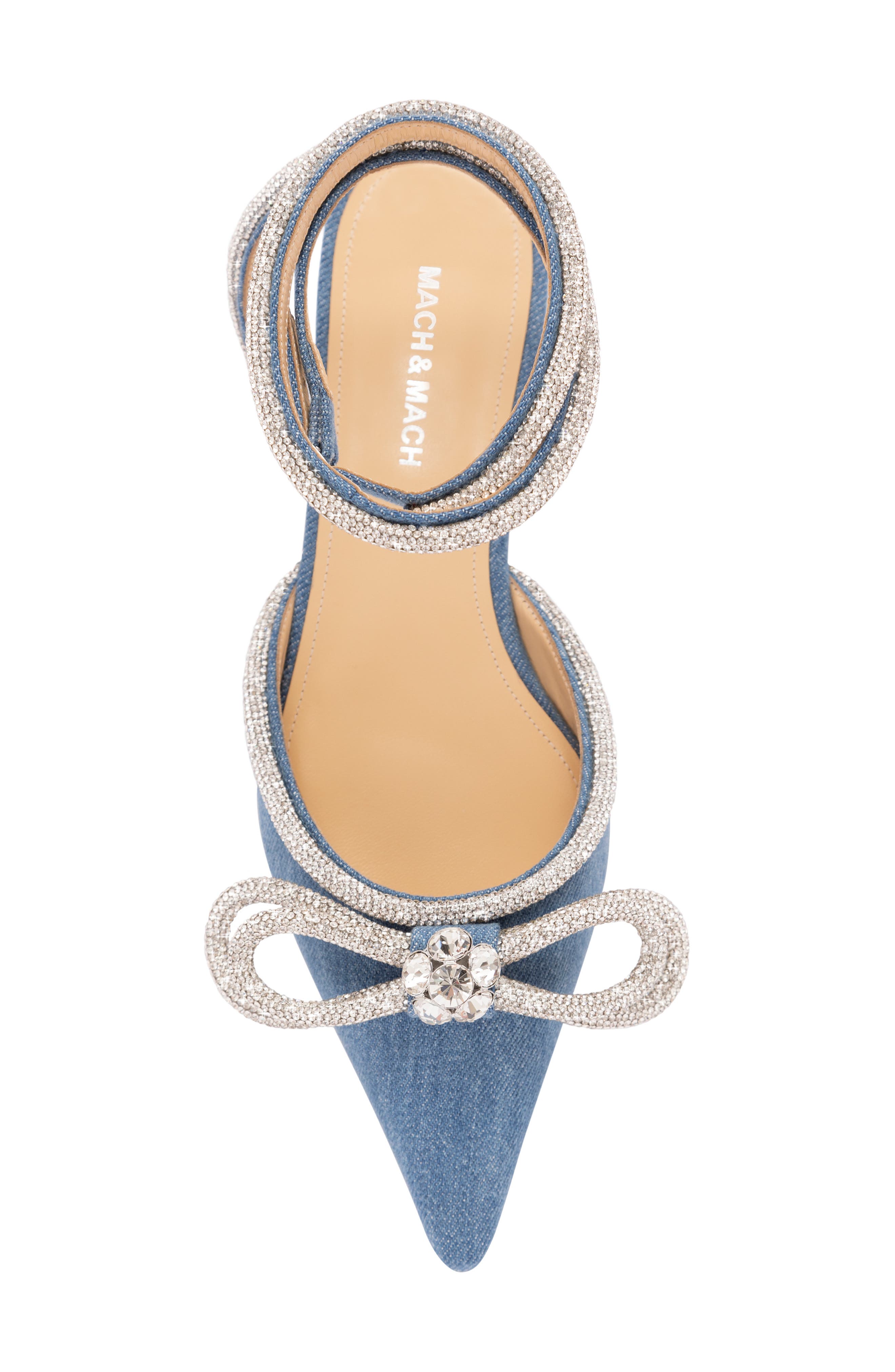 Mach & Mach Double Bow Pointed Toe Flat (Women) | Nordstromrack