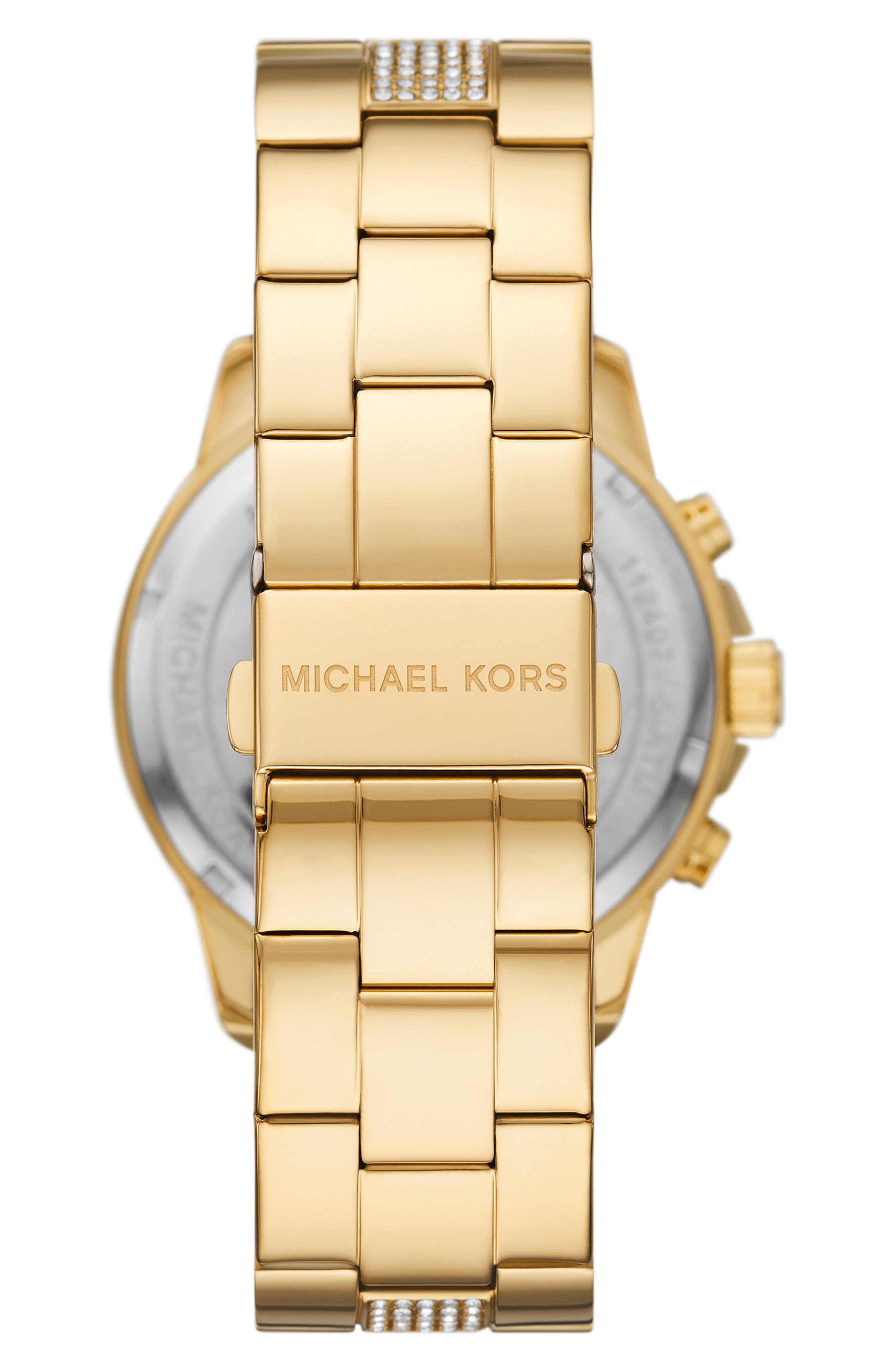 Michael Kors Brynn Crystal Quartz Chronograph Bracelet Watch, 40mm ...