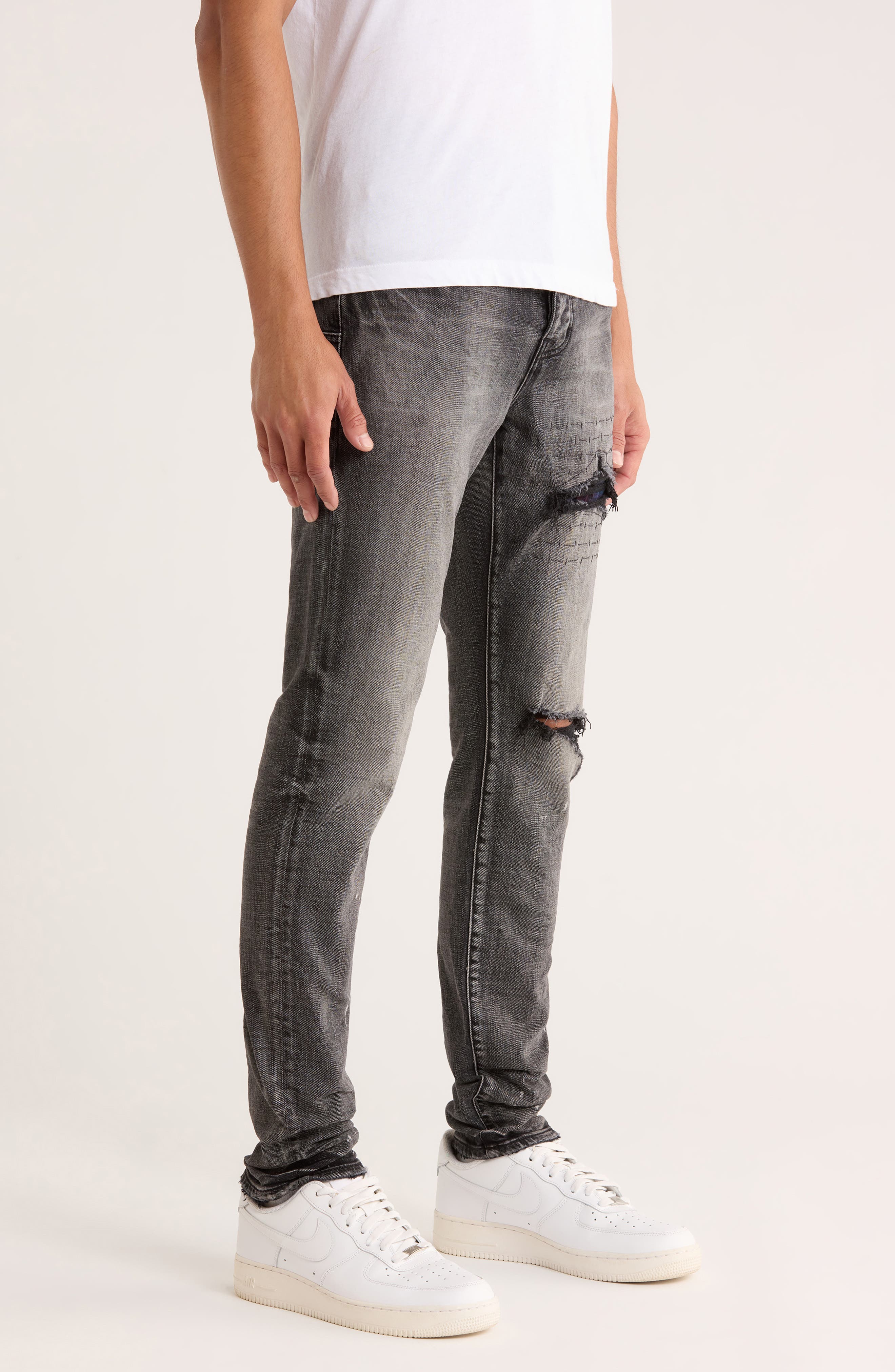 PURPLE BRAND Ripped Distressed Skinny Jeans | Nordstrom