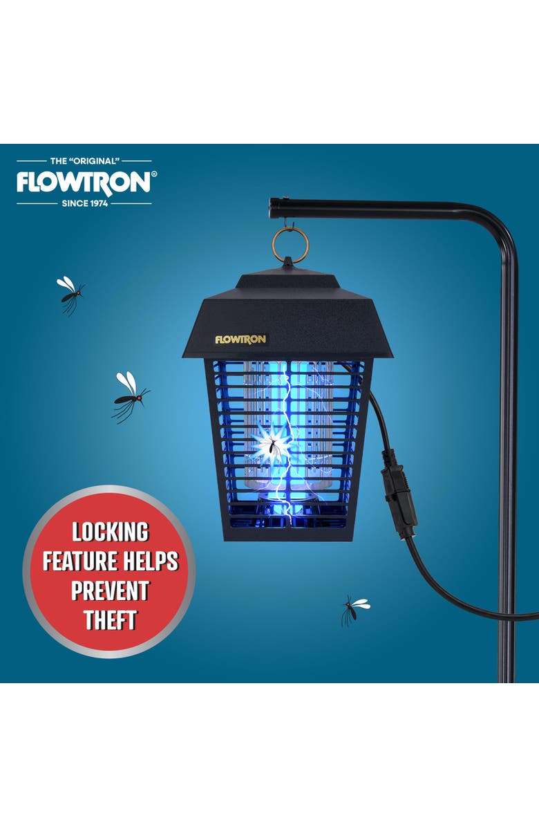 Flowtron SP-200 Security Lantern Pole, Garden Hanging Pole for MK Model Outdoor Bug Zappers ...