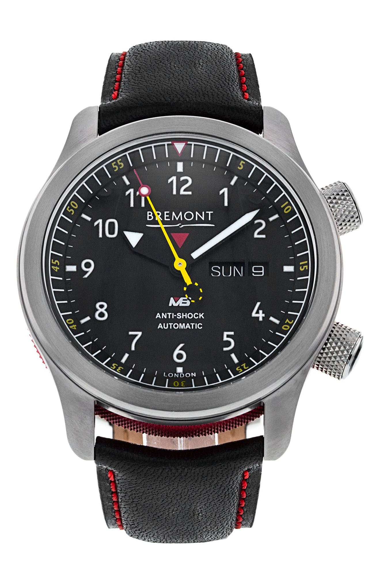 Watchfinder & Co. Bremont Martin Baker Preowned Automatic Leather Strap ...