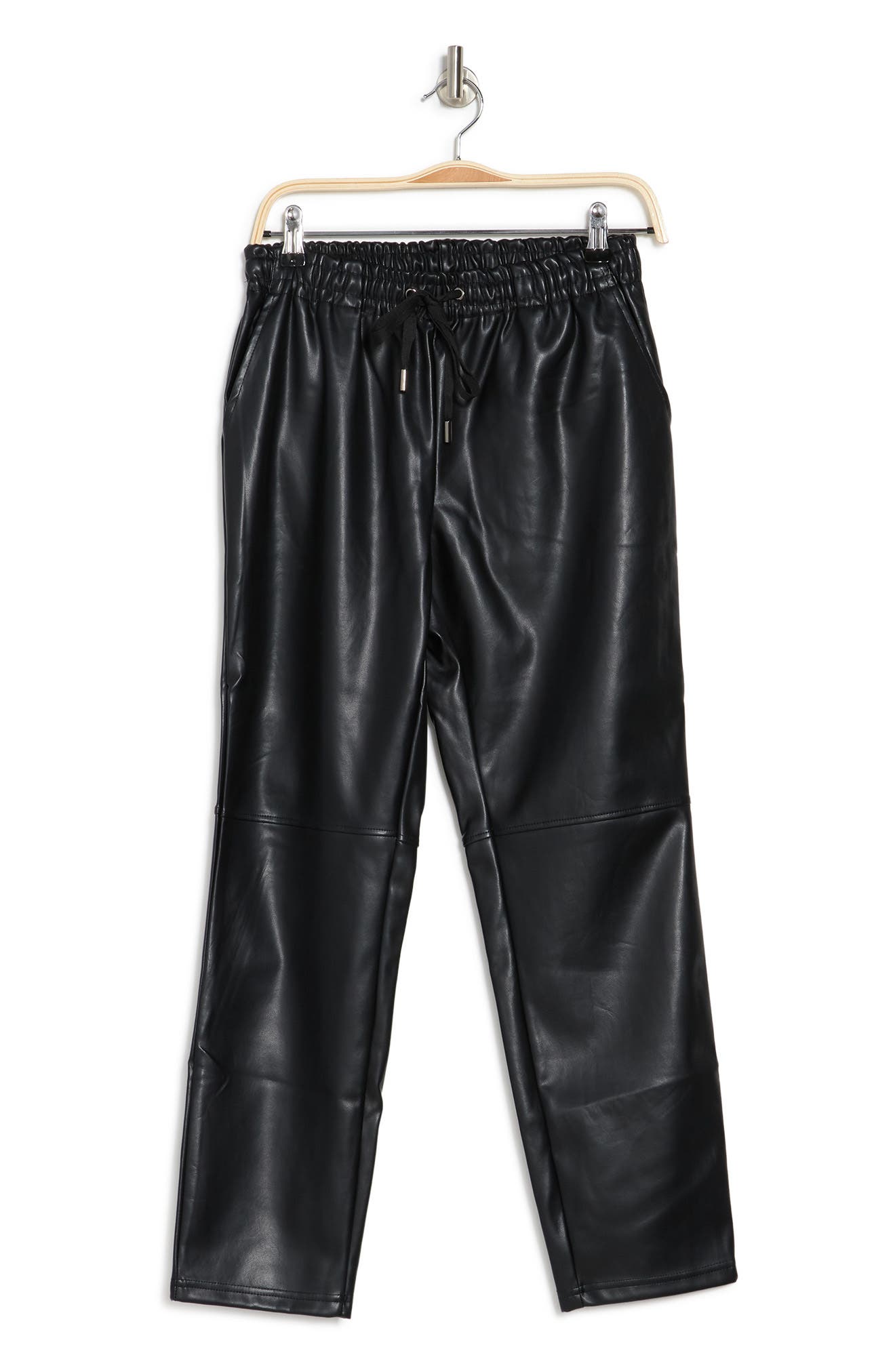 Laundry by Shelli Segal Faux Leather Drawstring Pants | Nordstromrack