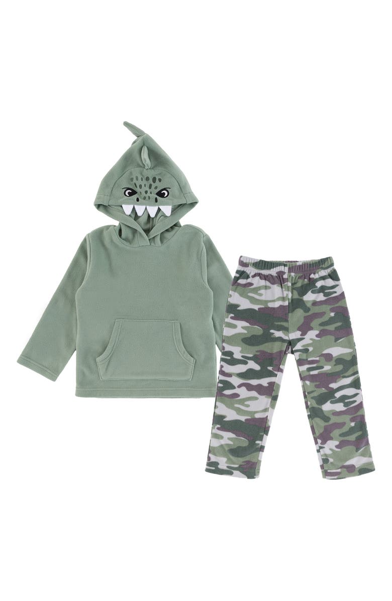 Petit Lem Kids' 2-Piece Fleece Hoodie Pajama Set | Nordstromrack