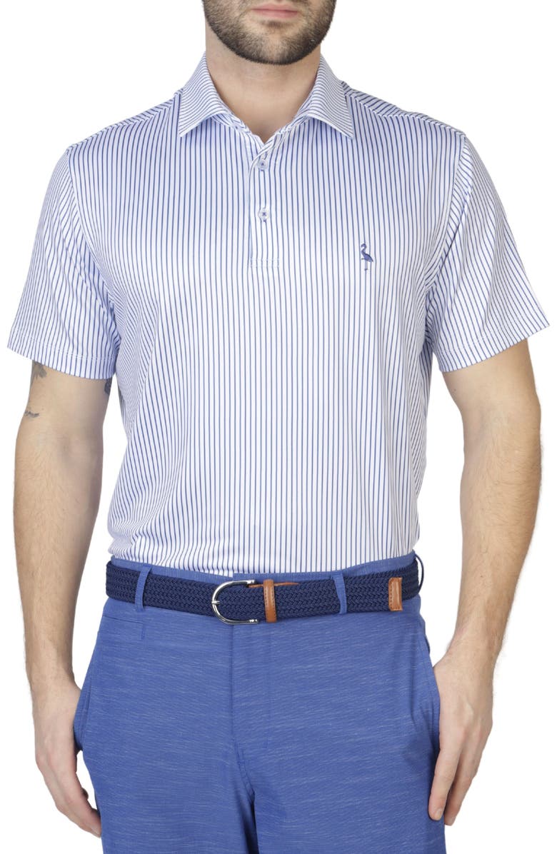 TailorByrd Vintage Stripe Print Performance Polo | Nordstromrack