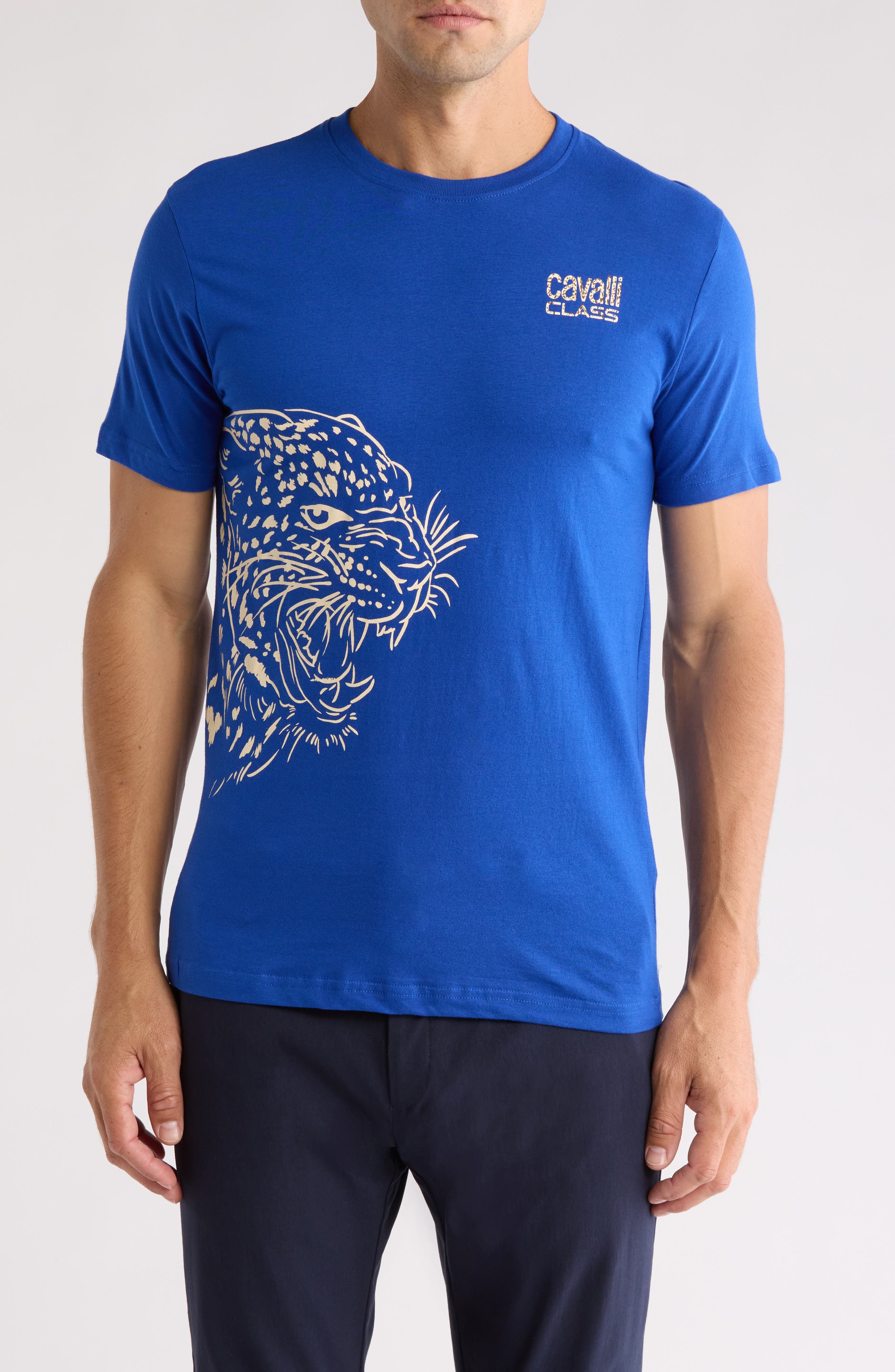 Cavalli Class Short Sleeve Graphic Print T-Shirt | Nordstromrack