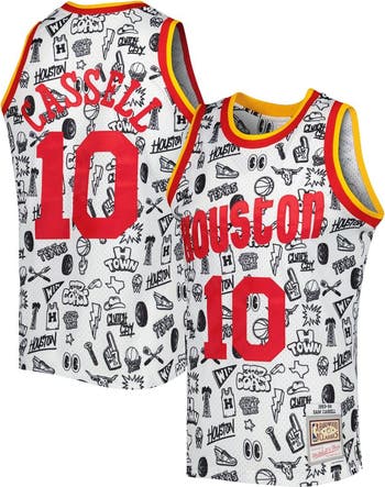 Mitchell & Ness Men's Mitchell & Ness Sam Cassell White Houston Rockets ...