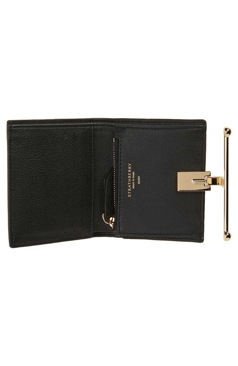 Strathberry Melville Street Snake Embossed Leather Bifold Wallet ...