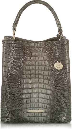 Brahmin Amelia Croc Embossed Leather Bucket Bag | Nordstrom