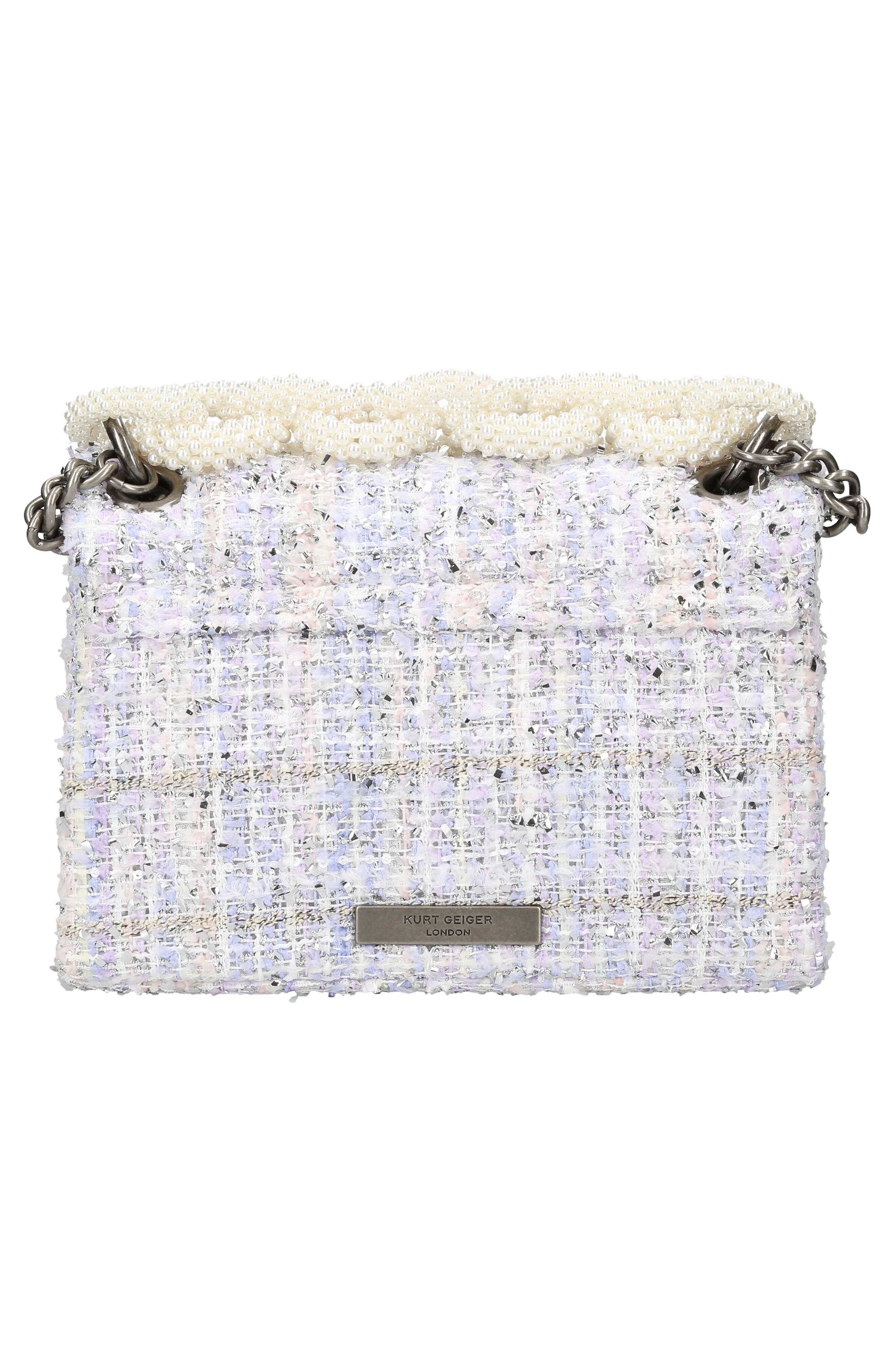 Kurt Geiger London Mini Kensington Tweed Convertible Shoulder Bag ...
