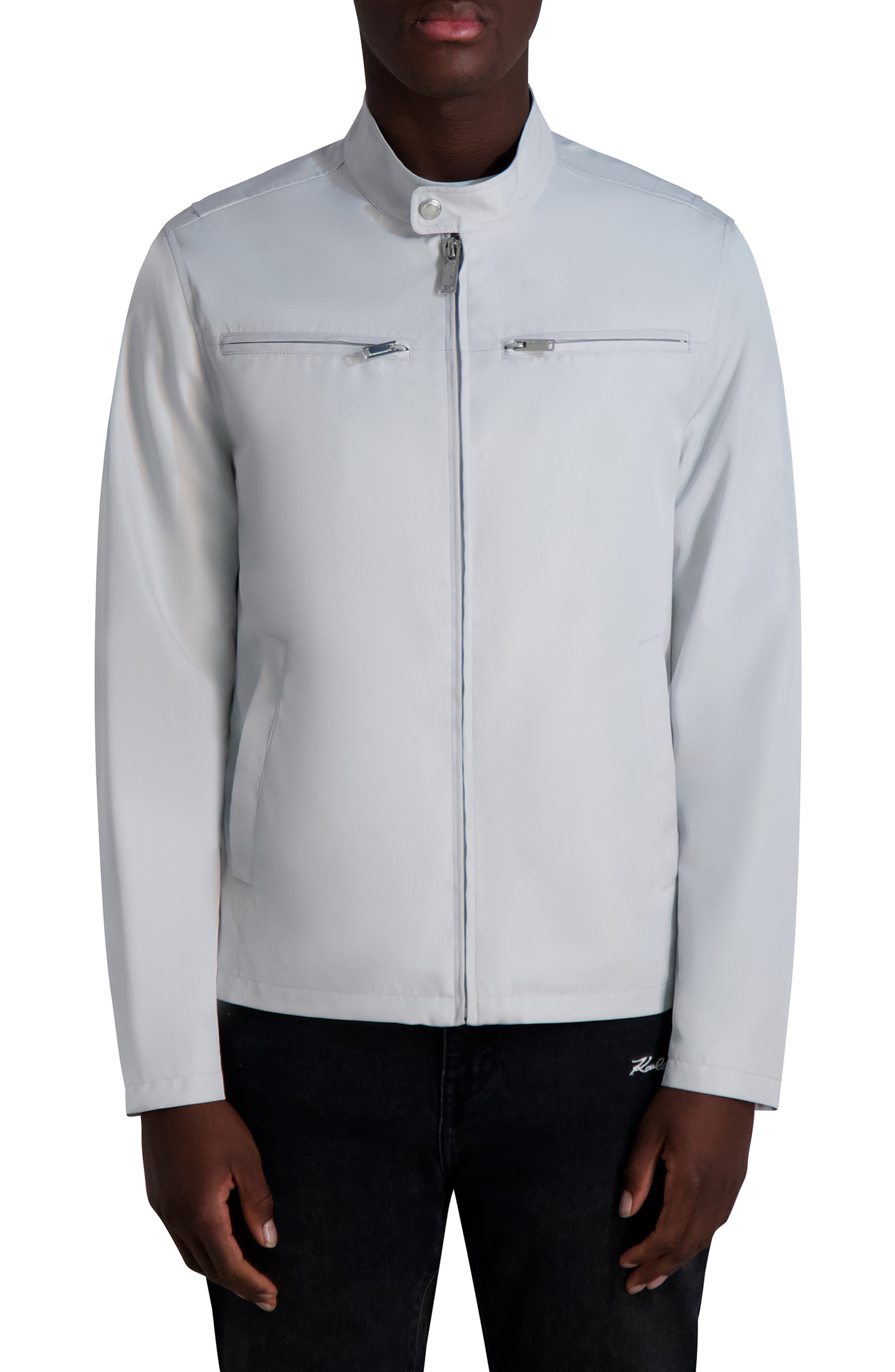 KARL LAGERFELD PARIS Moto Zip Jacket | Nordstromrack