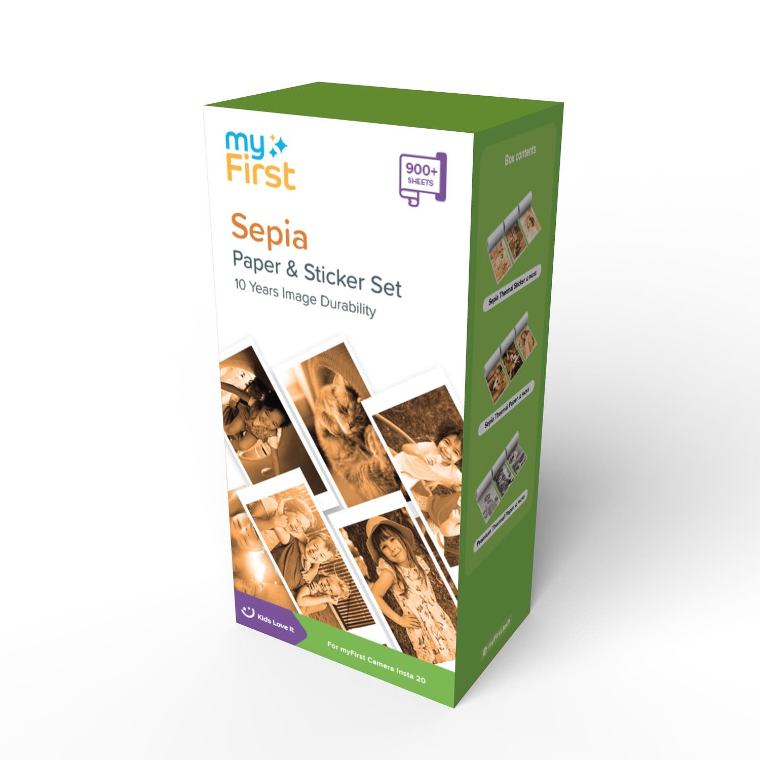 myFirst Sepia Thermal Paper and Sticker Pack for myFirst Camera Insta ...