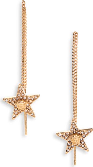 Versace Star Pendant Threader Earrings | Nordstrom