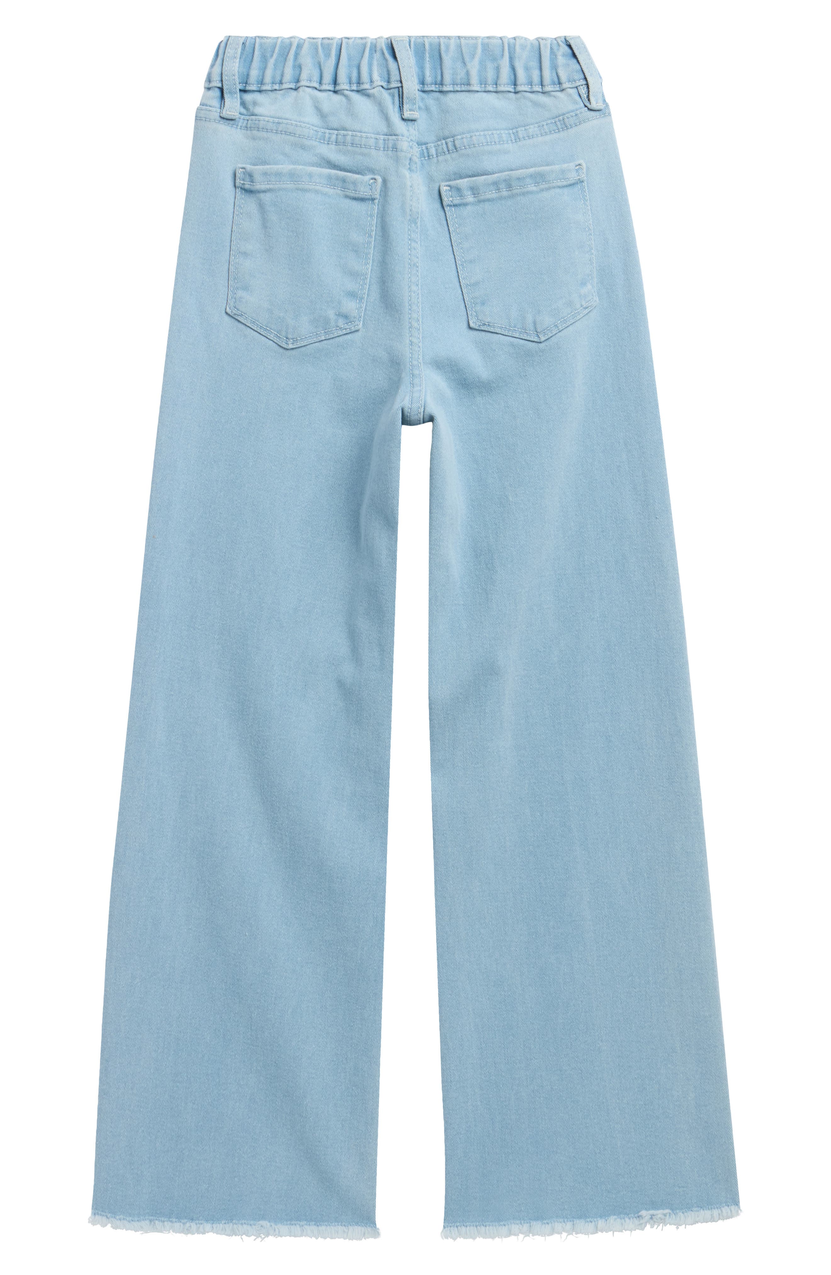 YMI Kids' Tattoo Print Wide Leg Jeans | Nordstromrack
